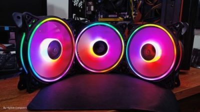 AULA BRAND REMOTE CONTROLLER 3/4 RGB FAN KIT - Hightek Computers