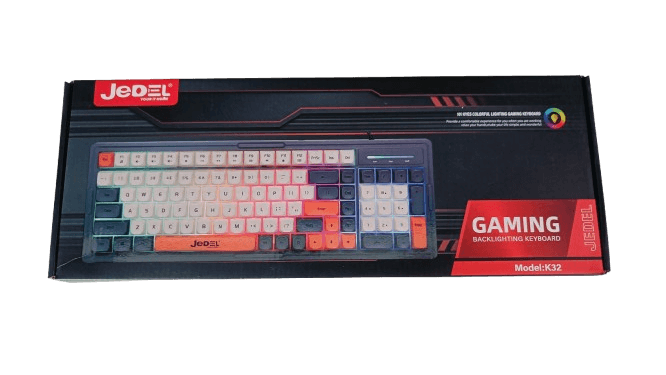 JEDEL K32 WHITE KEYBOARD - Hightek Computers